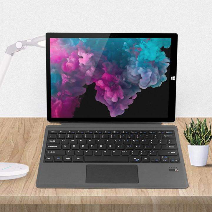 Portable Ultra-Slim Tablet Wireless Bluetooth Magnetic Keyboard Keypad ...