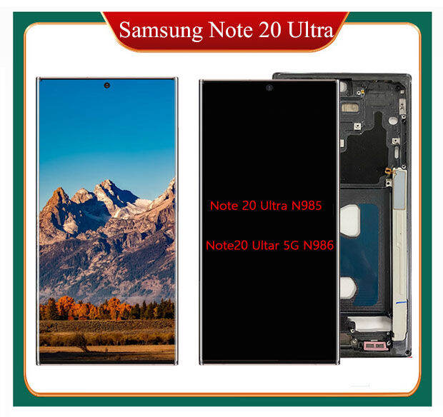 Original AMOLED Display For Samsung Galaxy Note 20 Ultra LCD N985 N986 Touch Screen Digitizer ...