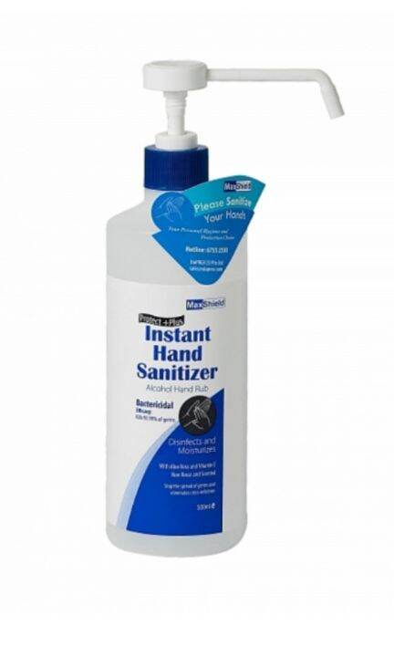 MaxShield® Instant Hand Sanitizer 500 ml Alcohol Hand Rub | Lazada ...