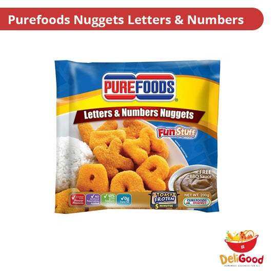 Purefoods Nuggets Letters & Numbers 200g | Lazada PH