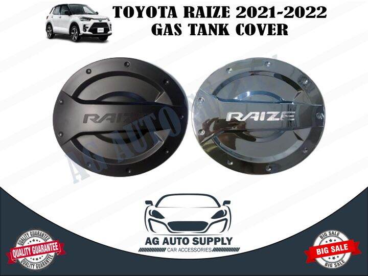Gas Tank Cover Matte Black / Chrome Outside Garnish For TOYOTA RAIZE ...