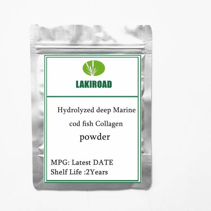 Hydrolyzed Deep Marine Cod Fish Collagen Powder , Small Molecule ...