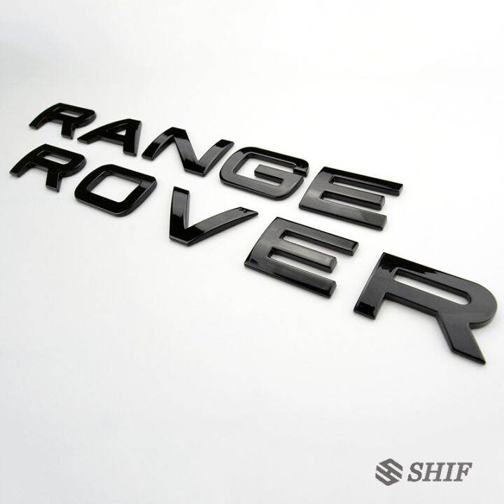 Fashion 1 Black RANGE ROVER Trunk Badge Emblem Decal Letters Sticker ...