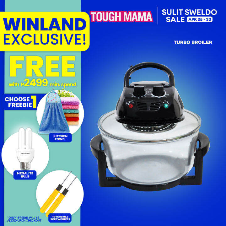 Tough Mama By Winland 12l Convection Oven Turbo Broiler Ntmtbb Lazada Ph