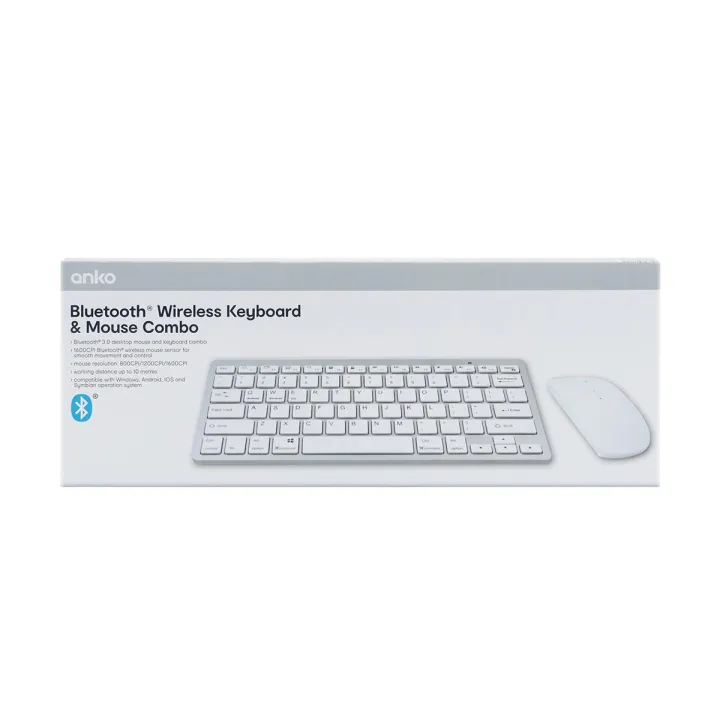 Bluetooth Wireless Keyboard & Mouse Combo, Anko | Lazada PH