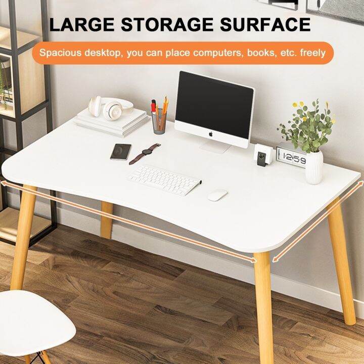 Computer Table Desk Wood ESTELLE working table Desktop Student 80x40 ...