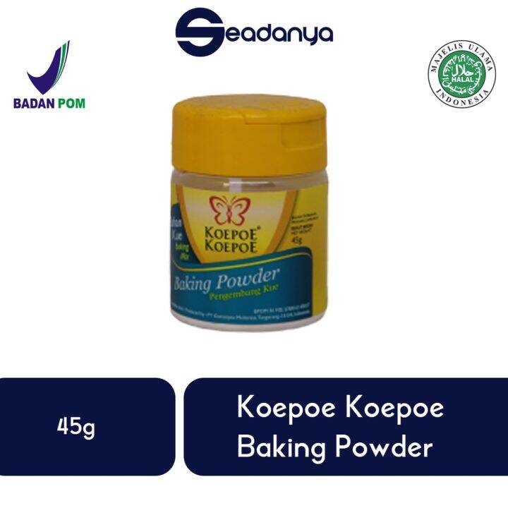 Baking Powder Pengembang Kue Koepoe Koepoe 45g - Halal MUI & BPOM ...