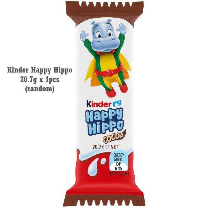 Kinder Happy Hippo Cocoa 20.7g x 1pcs | Lazada