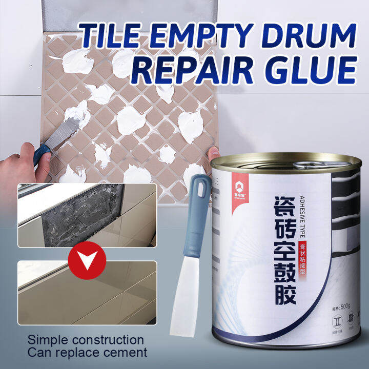 500g Tile Adhesive Glue Repair Super Waterproof Glue Strong Tiles ...