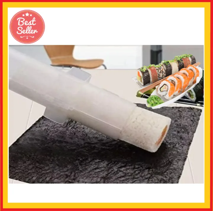 Sushi Maker Bazooka Roll Tool Kit Tube Portable Home Made Rolls Molder ...