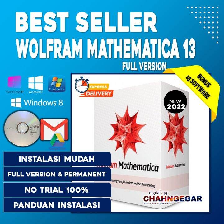 Wolfram Mathematica 13 Pro Full Version Lisensi Lifetime | Software Statistik Data untuk ...