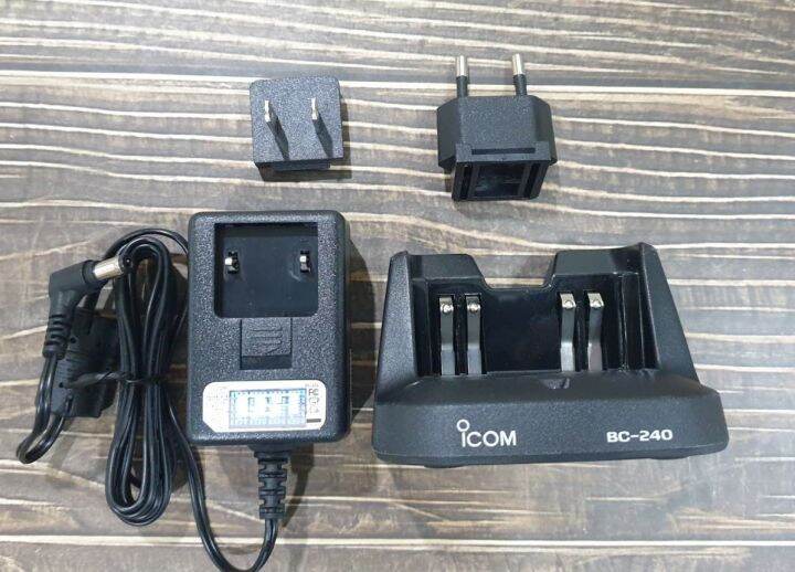 แท่นชาร์จแท้ ICOM BC-240 สำหรับชาร์จแบตเตอรี่วิทยุสื่อสาร IC-86FX , IC ...