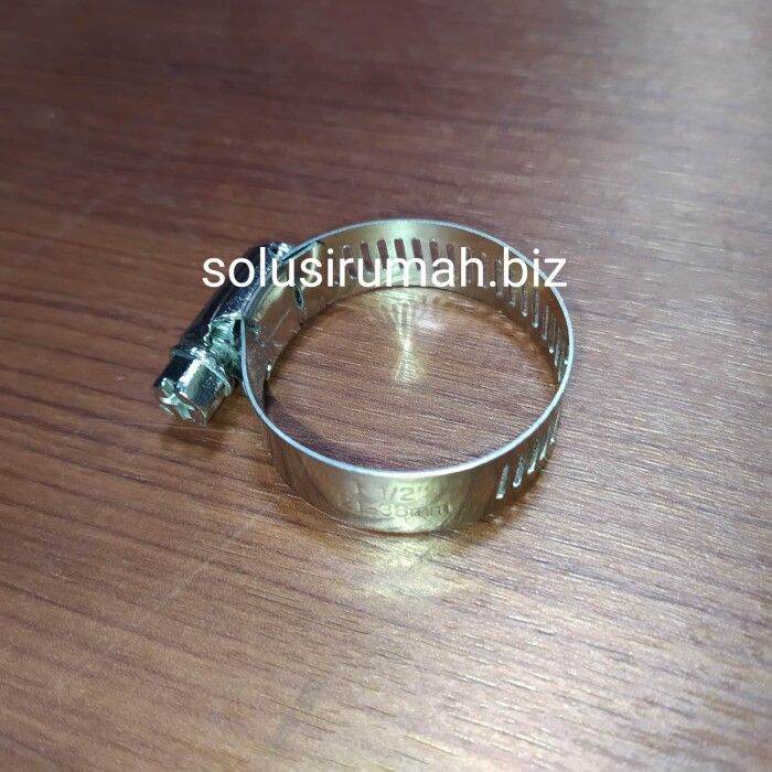 HOSE CLAMP 1 1/2" KLEM SELANG 1 1/2 INCH PENGIKAT MAX 38MM 38 MM OBEng | Lazada Indonesia