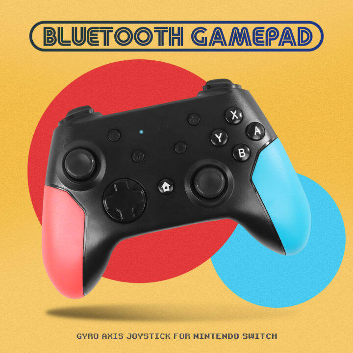 Gamepad Bluetooth Gyro Axis Joystick for Nintendo Switch Menggunakan ...