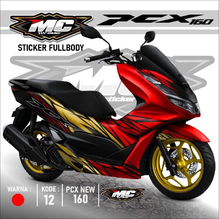 MC Cutting Sticker - Decal Stiker PCX 160 Full body 2022 - Dekal PCX ...