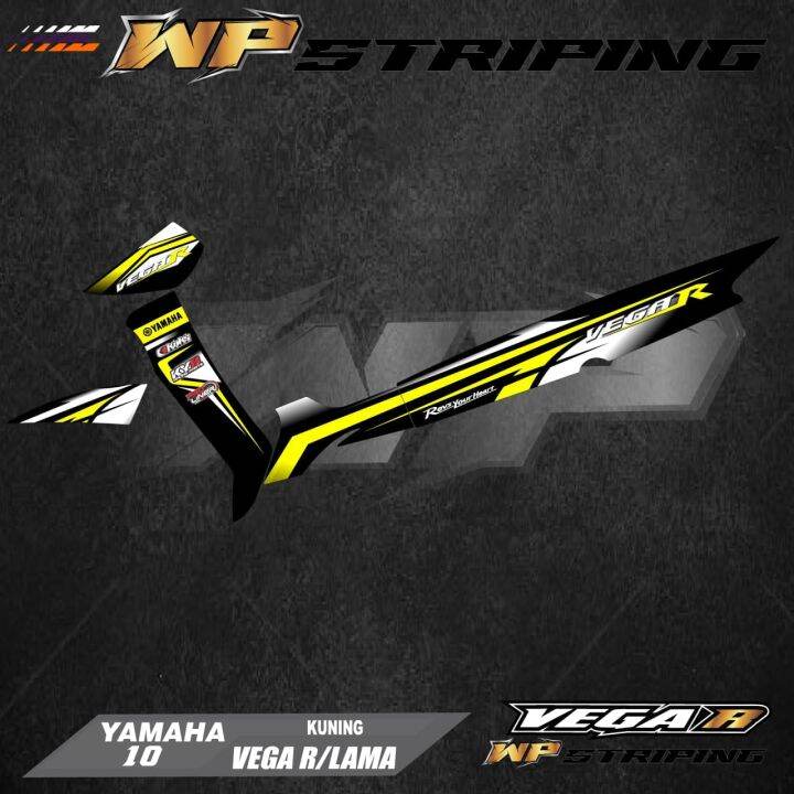 STIKER STRIPING MOTOR VEGA R LAMA - STRIPING STICKER VARIASI LIS ...