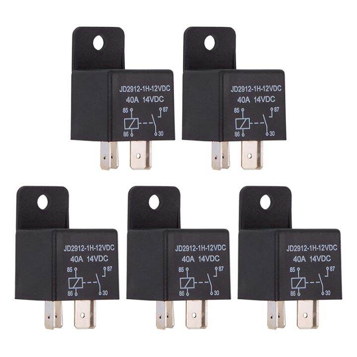 Car Relay 4 Pin 12V 40Amp Spst Model No.: JD2912-1H-12VDC 40A 14VDC, Auto Switches & Starters ...