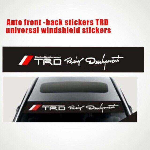 TRD sticker Toyota windshield sticker durable | Lazada PH