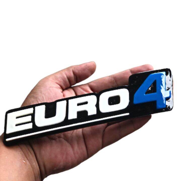 EMBLEM MOBIL TULISAN EURO 4 / ACC EMBLEM MOBIL / EMBLEM EURO 4 | Lazada ...