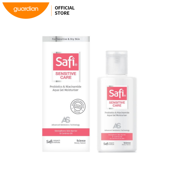 Safi Sensitive Care Probiotics and Niacinamide Aqua Gel Moisturiser ...