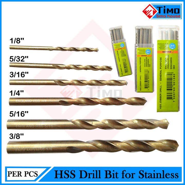 Hopway Hss stainless steel cobalt drill bit authentic for stainless ...