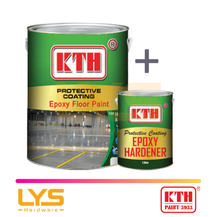 [LYShardware][KTH] Epoxy Floor Paint (4L + 1L) - Epoxy Primer | Cat ...