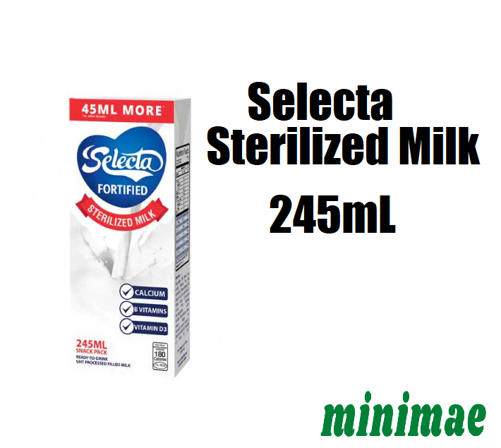 minimae Selecta Fortified Sterilized Milk 245mL | Lazada PH