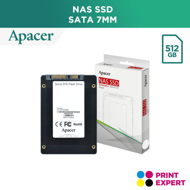 Apacer AP512GPPSS25-R PPSS25-R 512GB NAS SSD SATA 7mm | Lazada PH