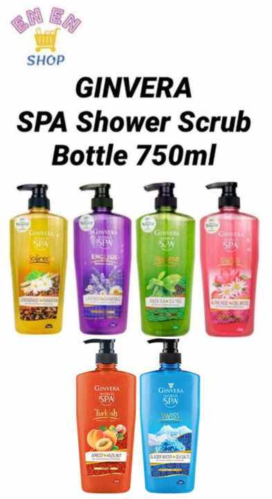 [GINVERA] - BUNDLE OF 2 - Real World SPA Shower Scrub 750ml | Lazada ...