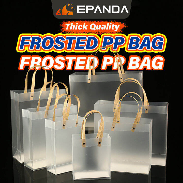 EPANDA Plastic Goodies Bag Wedding Plastic Doorgift Bag Transparent ...