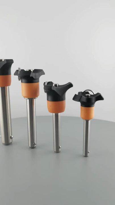 YK120 Plastic Knob Push Button Safety Pin Quick Release Self-locking ...