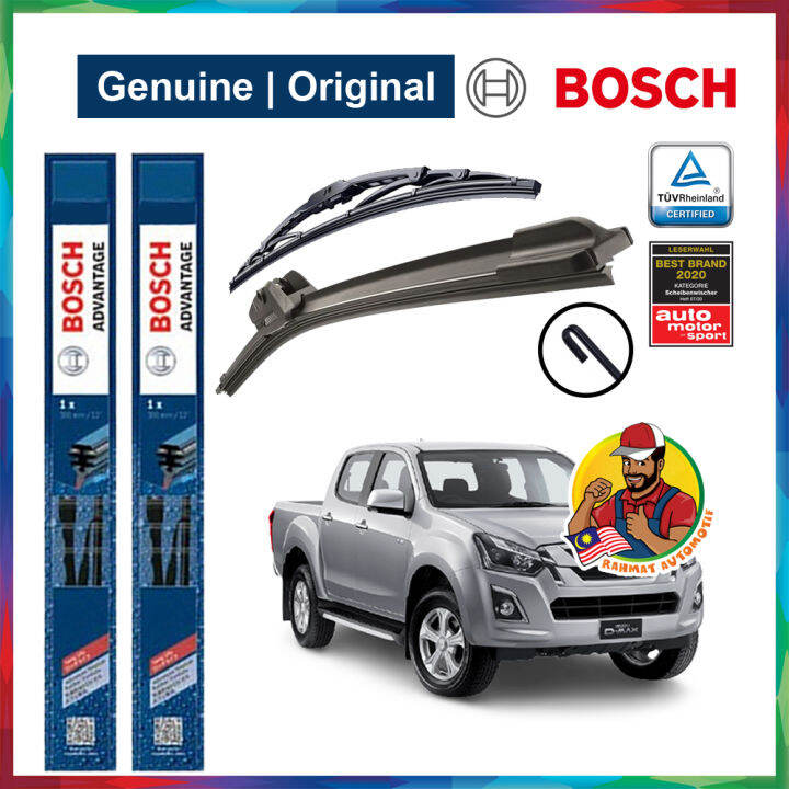 ORIGINAL Isuzu D-MAX DMAX 2016 - Present Bosch Clear Advantage Wiper Blade Windscreen 1SET | Lazada