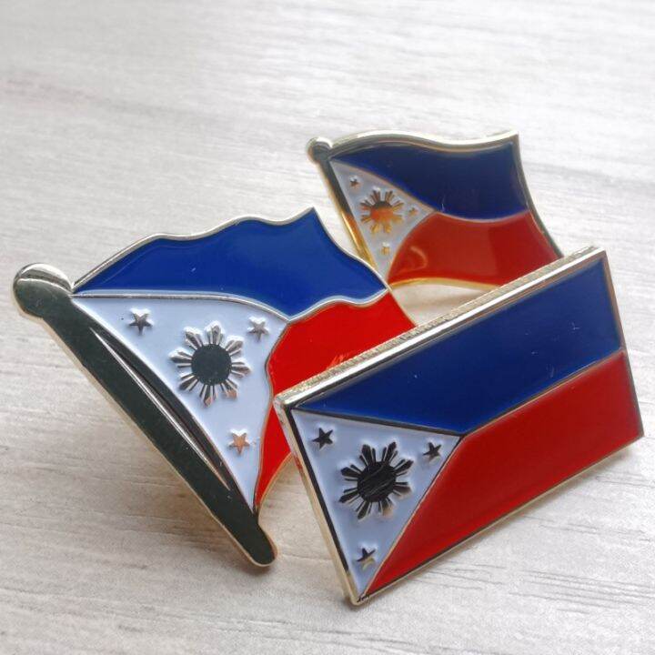 1 Inches Flag Collar Pin Zinc Alloy Gold Plated Accessories | Lazada PH