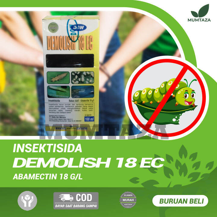 Insektisida DEMOLISH 18EC 100 ml B/A Abamectin 18 g/l | Lazada Indonesia