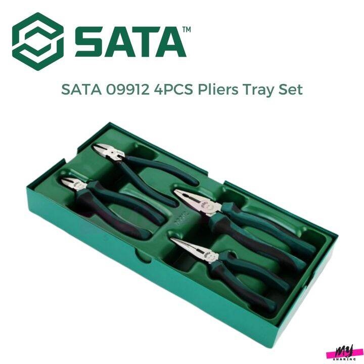 SATA 09912 4pcs Pliers Tray Set | Lazada