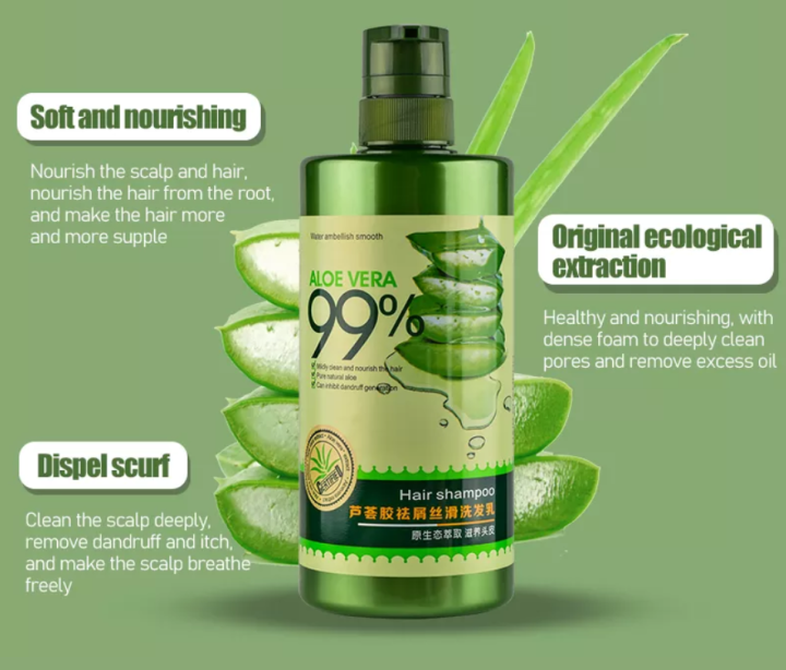Original 99% Aloe Vera Hair Shampoo 800ml Repair Moisture | Lazada PH