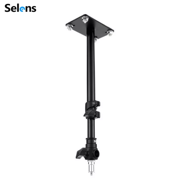 Selens 1m Wall Ceiling Mount Stand Overhead with 1/4 Thread for Photo ...
