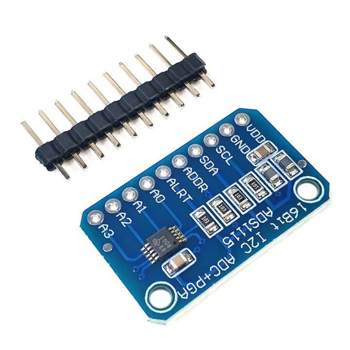 ADS1115 16 Bit 16 Byte 4 Channel I2C IIC Converter Development Board ...