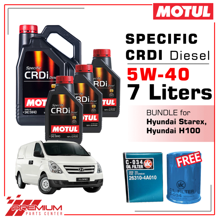 Motul Specific CRDI Diesel 5W-40 Fully Synthetic Diesel Oil 7 Liters ...