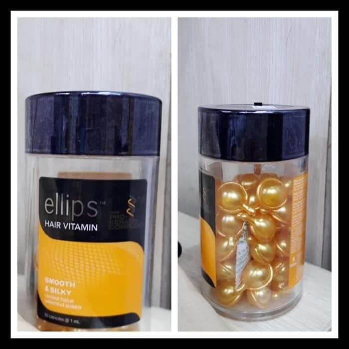 Ellips hair vitamin pro keratin complex kemasan botol isi 50 KUNING ...
