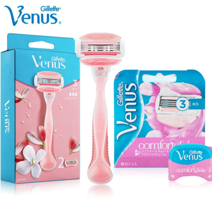 Original Women Razor Blades for Gillette Venus Razor Girl Body Hair ...