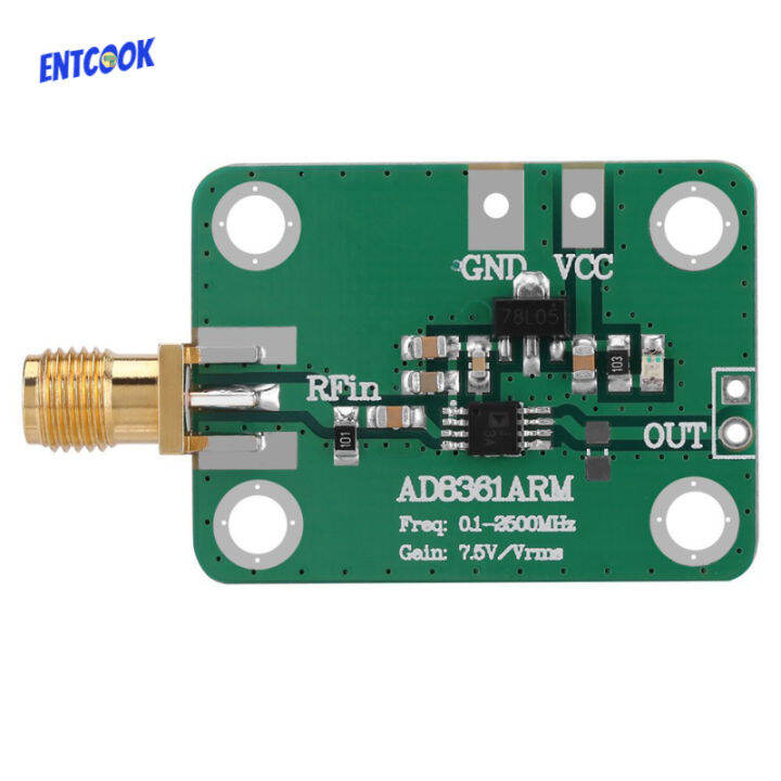 Entcook Ad8361 Rf เครื่องตรวจจับคลื่นไมโครเวฟ True Power Am Detector ตรวจจับแอมพลิจูด0.1-2.5Ghz ...