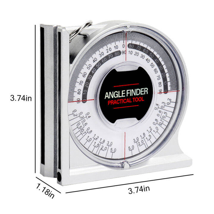 Magnetic Angle Locator Slope Protractor Inclinometer Level Meter ...