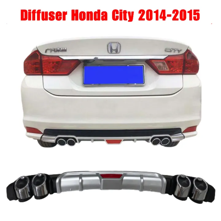 CPS 2014-2015 Honda City Car Rear Bumper Diffusers Lip Spoiler Body ...