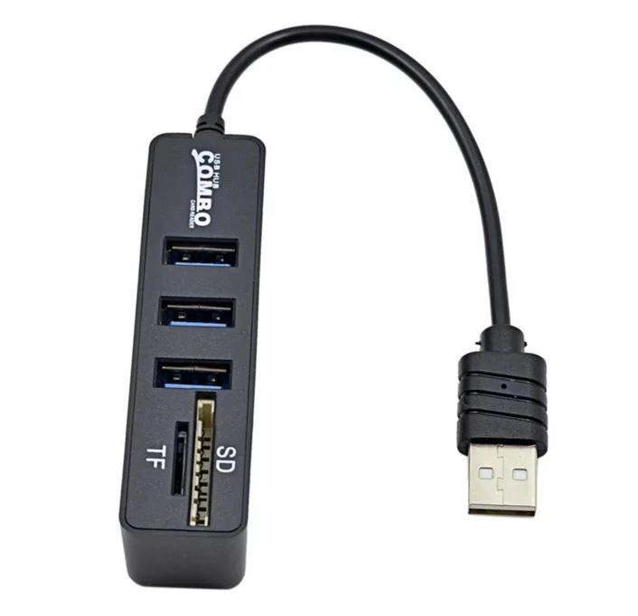 USB HUB COMBO 2.0 3 Ports Splitter Adapter Super Speed High Quality ...