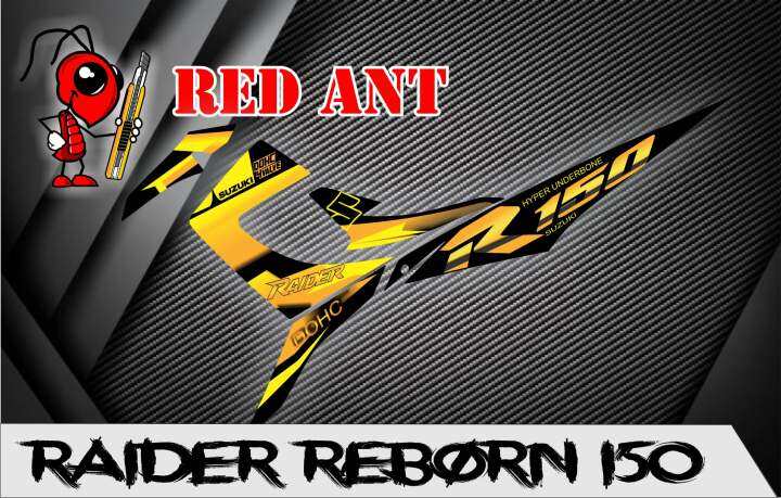 RAIDER REBORN 150 DECALS YAYAMANIN | Lazada PH