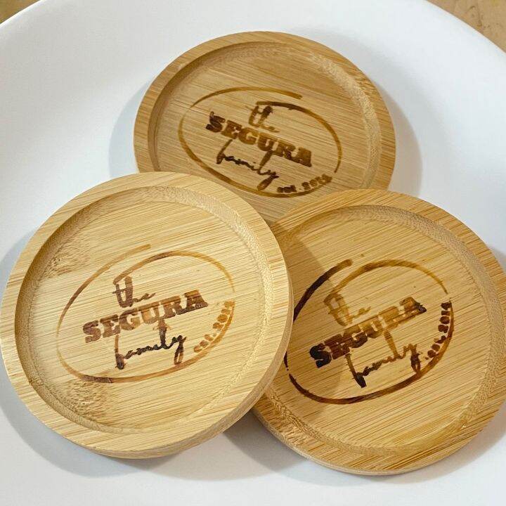 Personalized Wooden Coasters | Lazada PH
