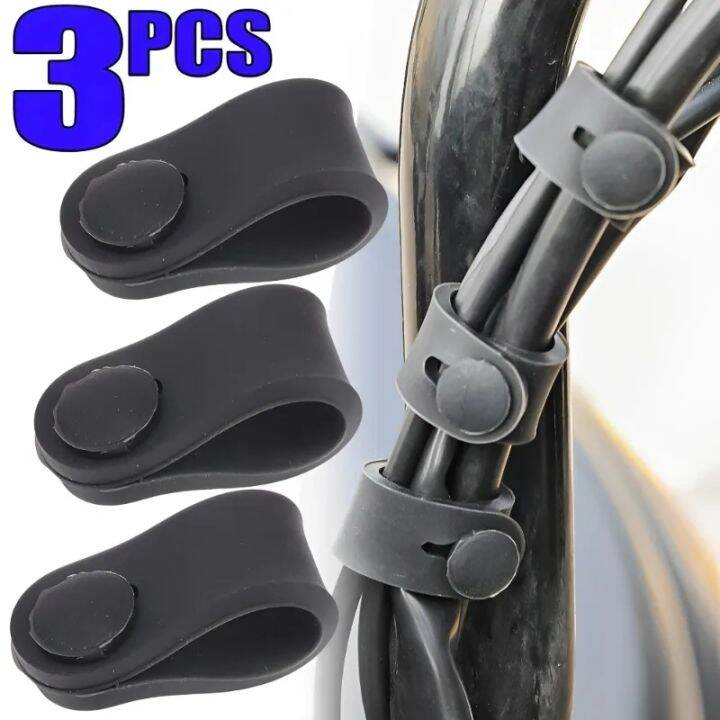 Motorcycle Rubber Frame Securing Cable Wiring Harness Power Cord Tie ...