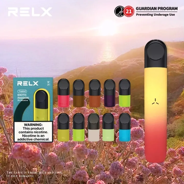 RELX device kit 5 colors available Free Pod【Gold】 | Lazada PH