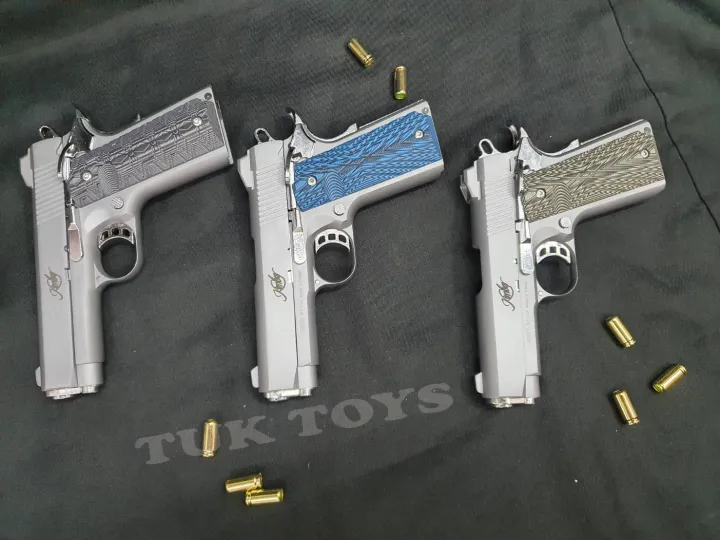 แบงค์ KUZEY 911 KIMBER PRO CARRY ii 9mm.P.A.K. เทา 4 นิ้ว G10 มีด้าม ...